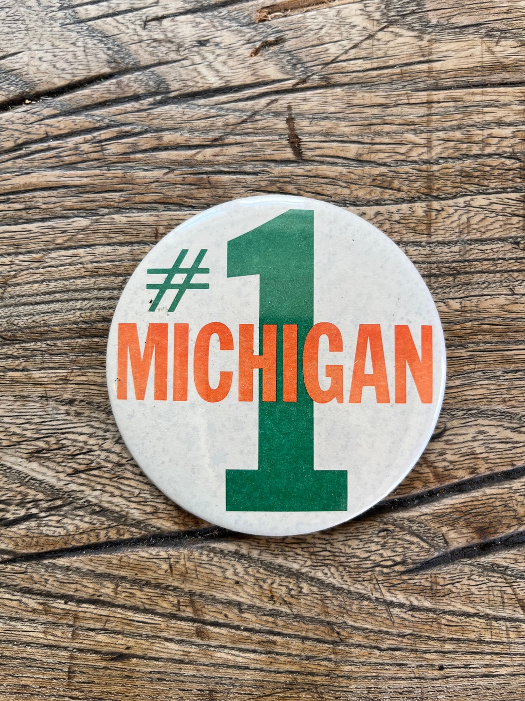 Rare Vintage Football MSU Michigan State Button Pinback - Etsy