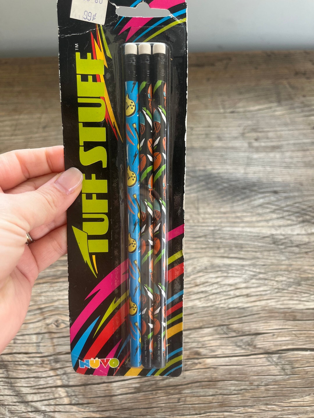 Vintage 1989 Set of 3 Tuff Stuff Sports Pencil Pack- NOS - Etsy