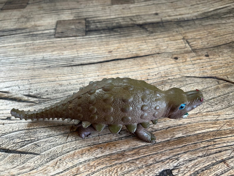 Rare Vintage Large 1970s Ankylosaurus DOR MEI Made in Hong Kong ...