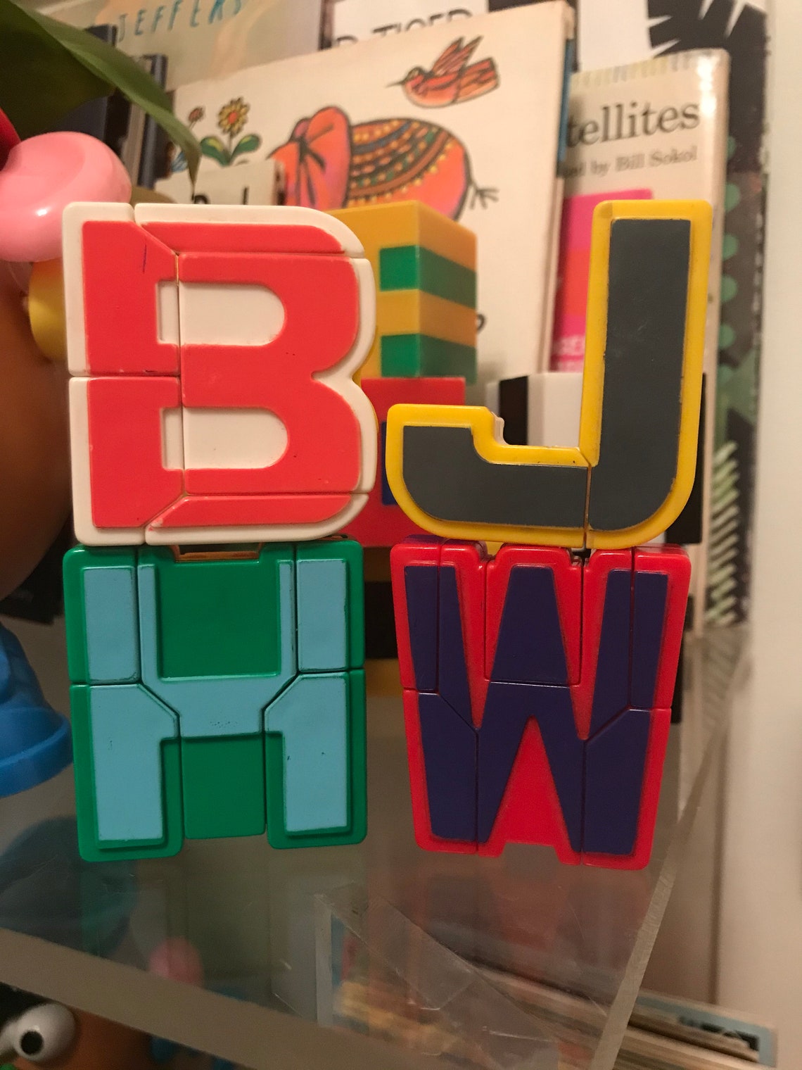 Vintage 80's Bandai Alphabots Transformers Robot Letters - Etsy