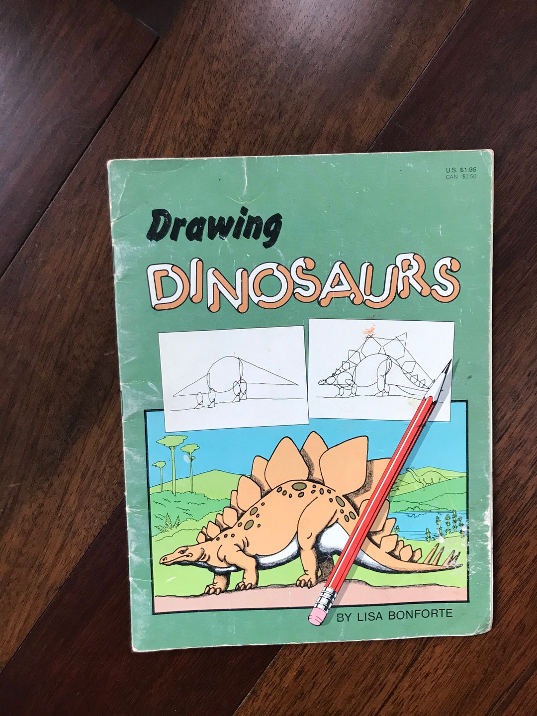 Vintage 1980's Drawing Dinosaurs Coloring Activity Book - Etsy