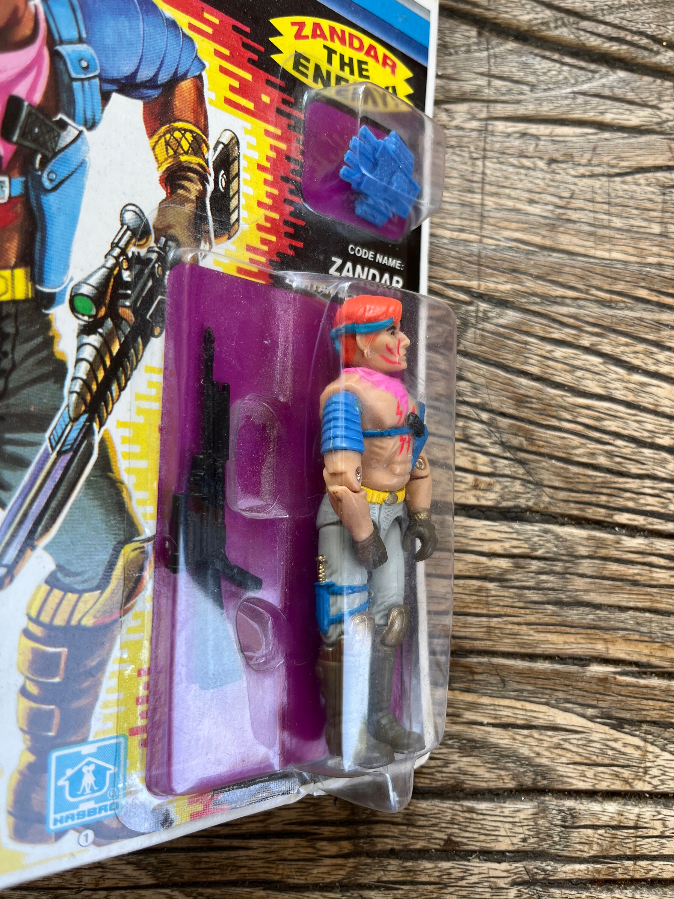 Original Vintage Hasbro G.I. Joe Action Figure 1985 Dreadnok Zandar v1 ...