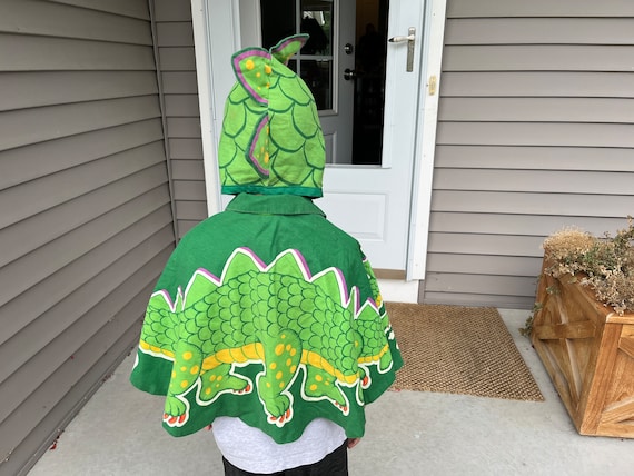 Vintage Green Dragon Cap and Hat Children's Halloween… - Gem