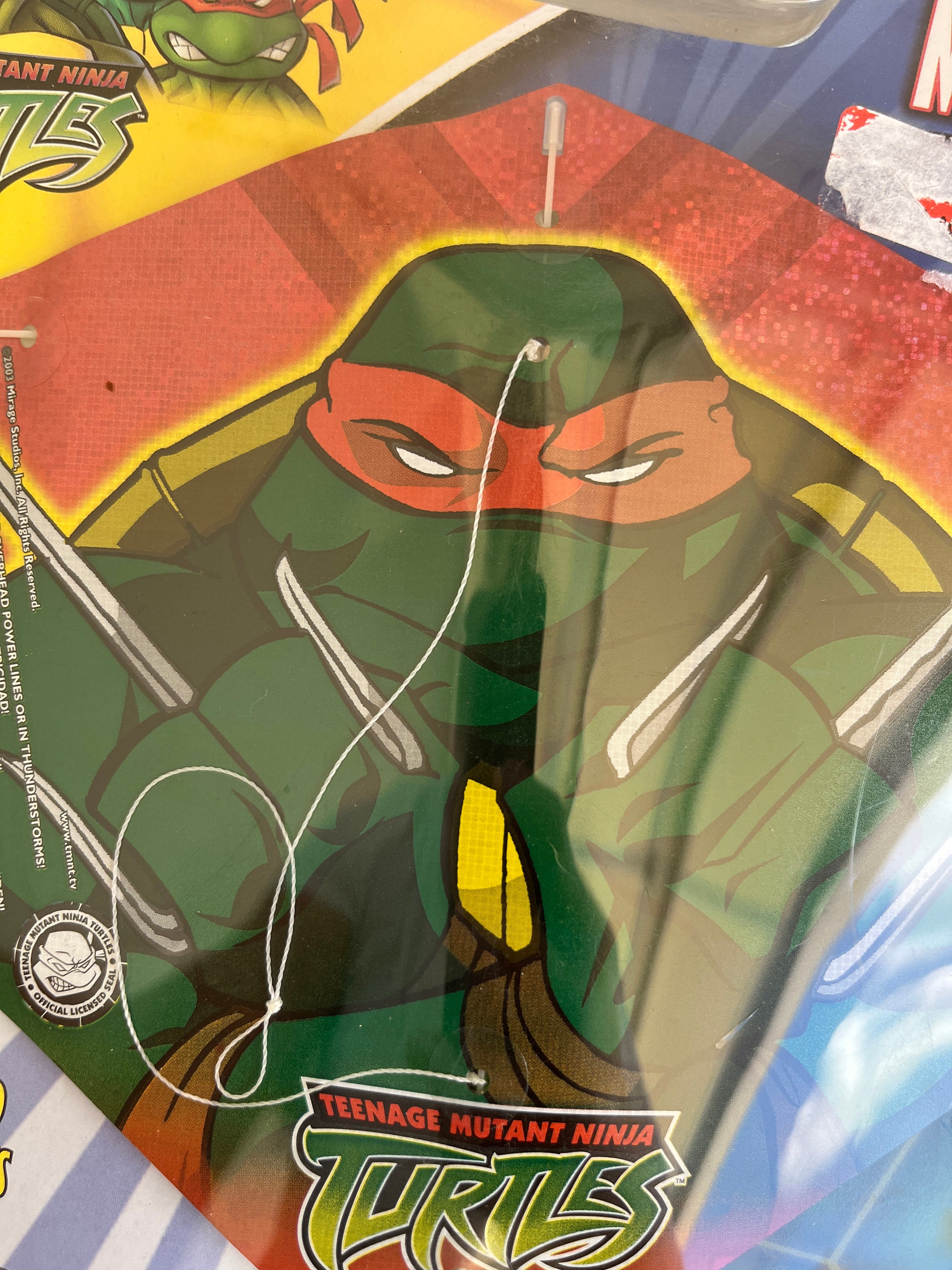 Rare Vintage Teenage Mutant Ninja Turtles TMNT Microlite Mylar Kite ...