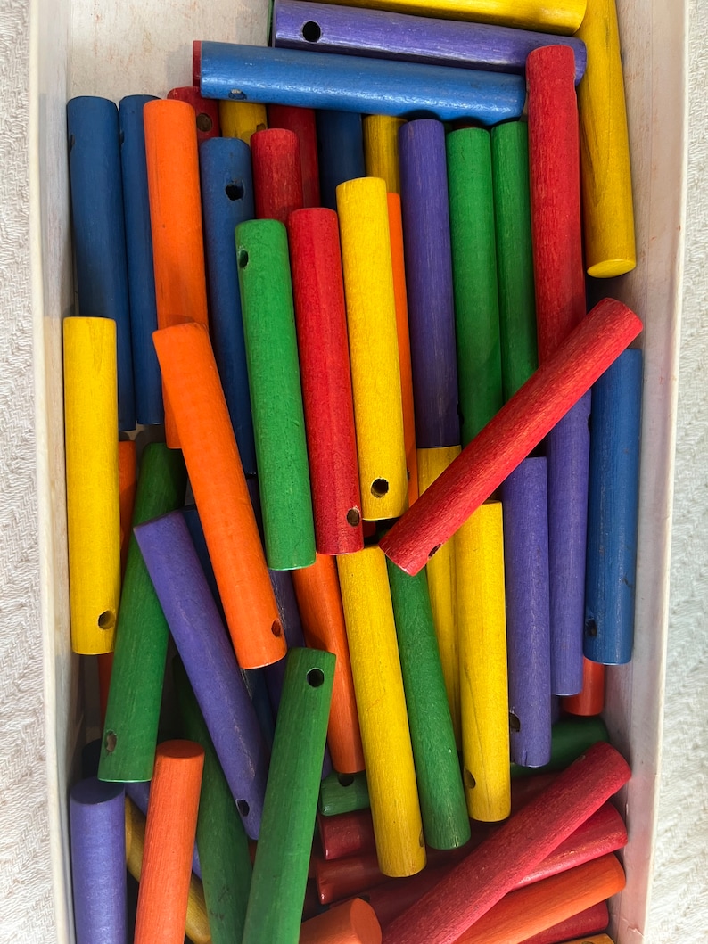 Rare Vintage 60's Ideal Toys Jumbo String Pegs Design - Etsy