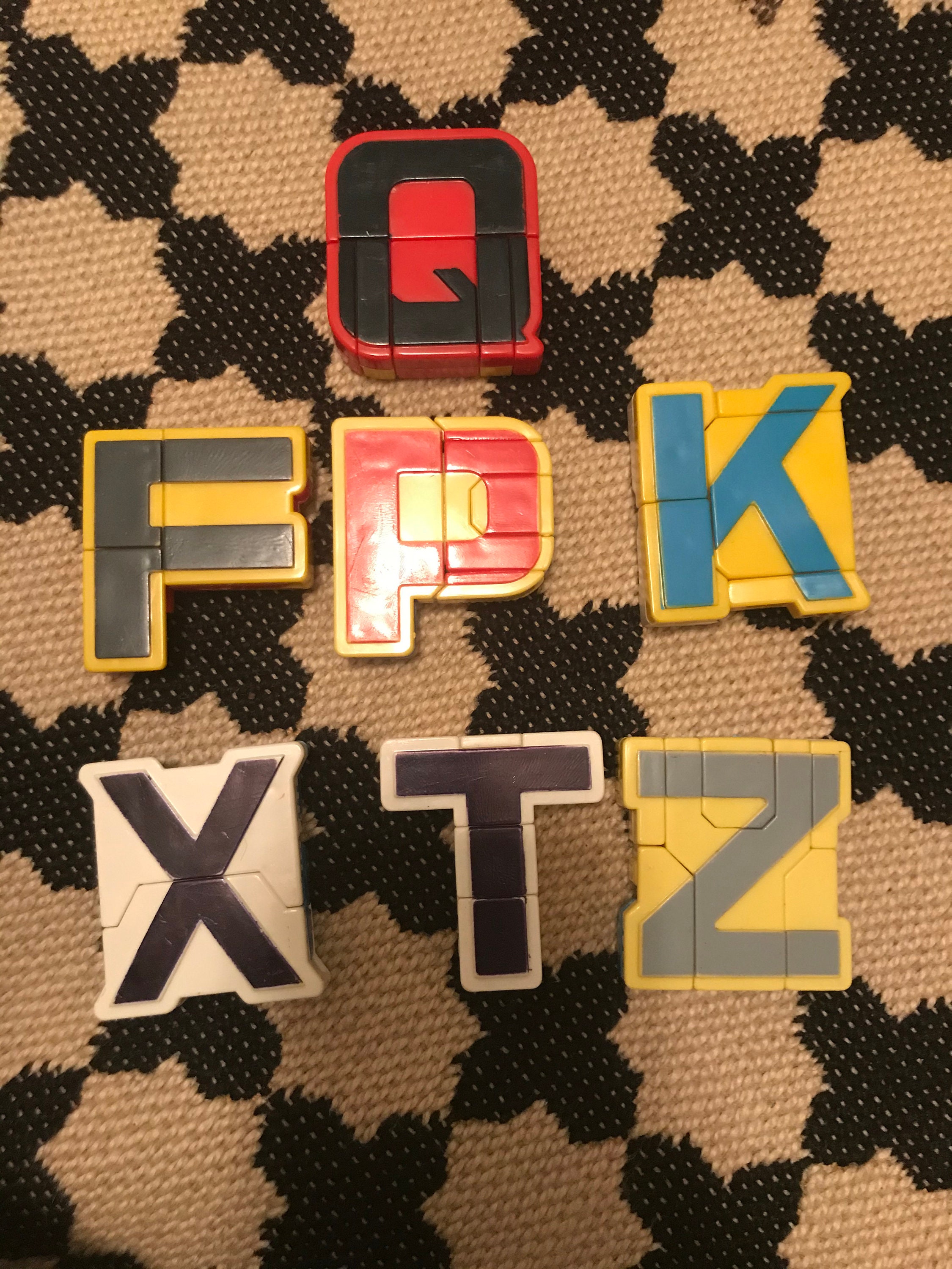 Vintage 80's Bandai Alphabots Transformers Robot Letters Alphabets - Etsy