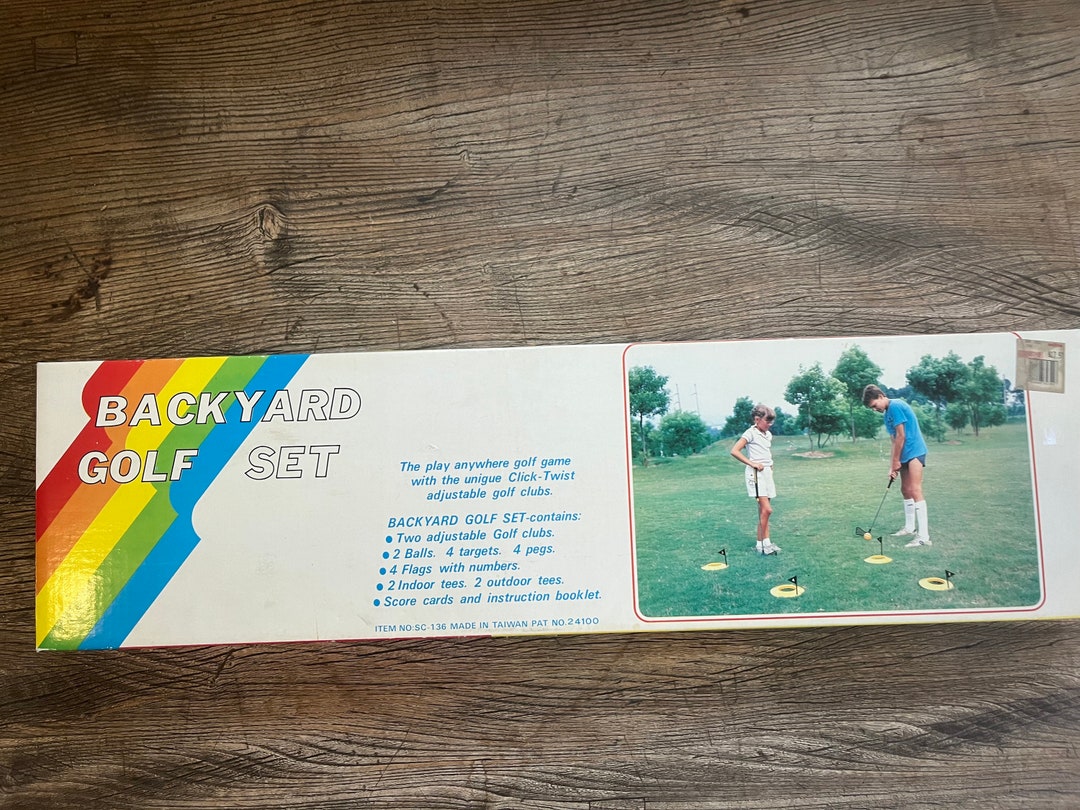 Vintage 1980's Backyard Kids Golf Game - Etsy