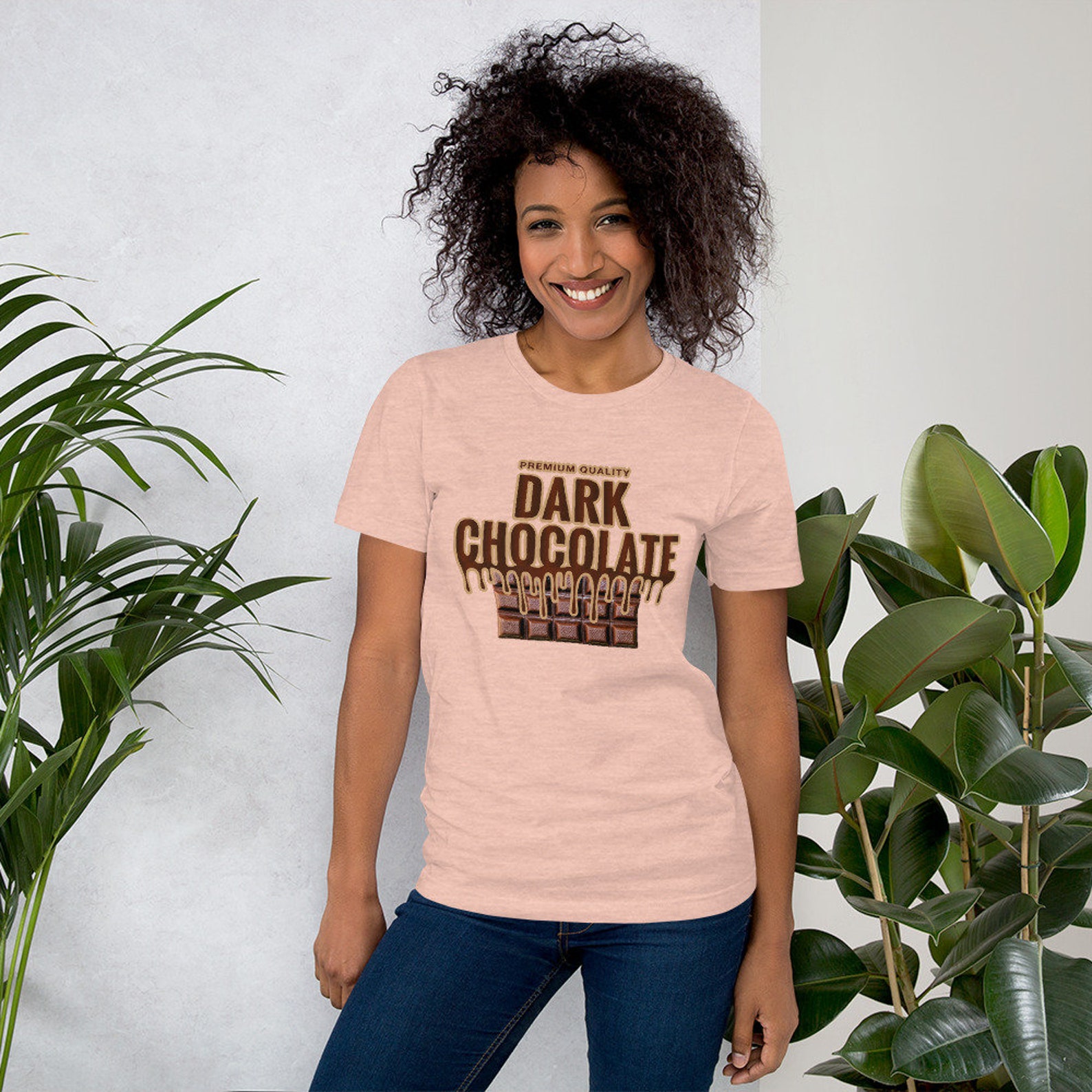 Premium Quality Chocolate Short-sleeve Unisex T-shirt - Etsy
