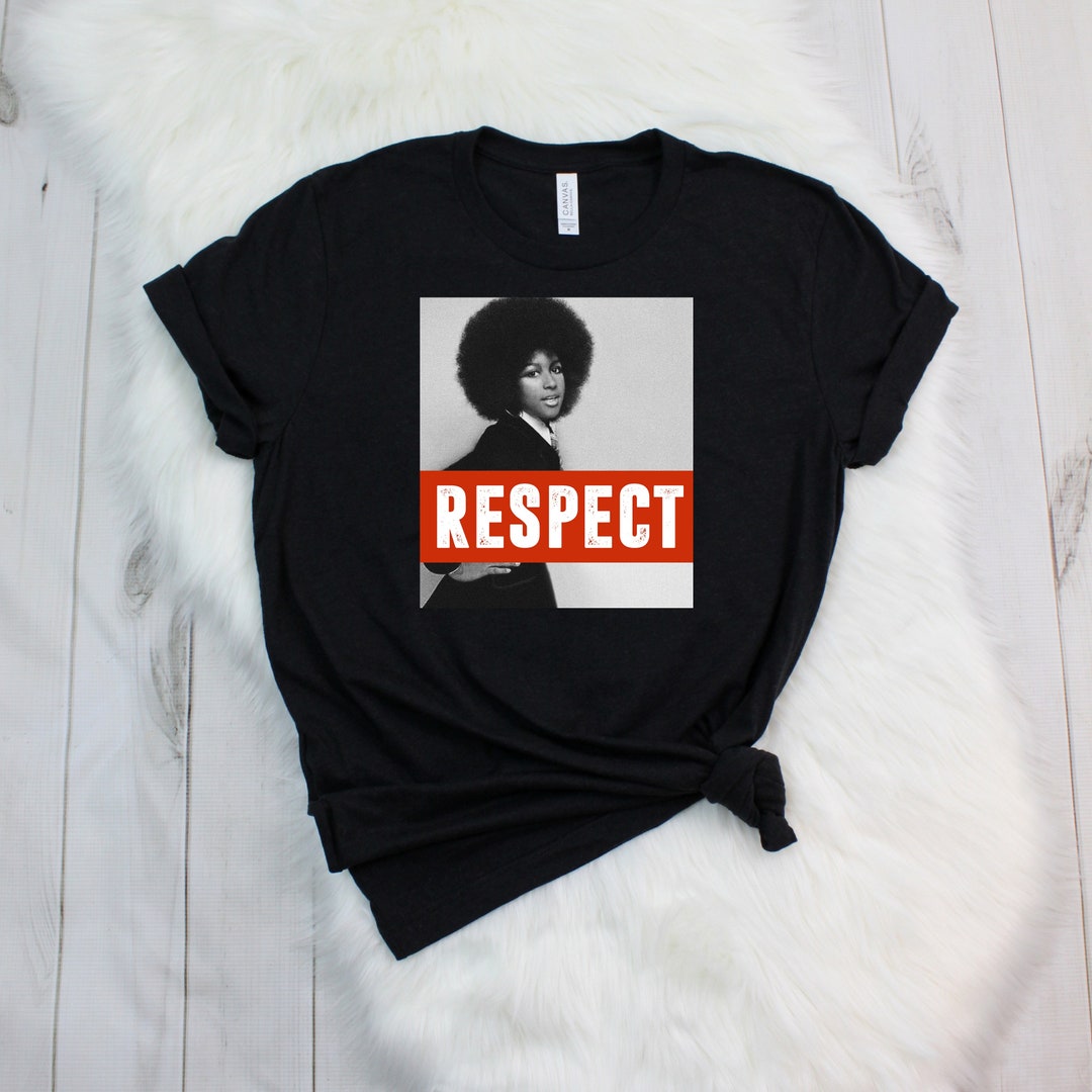 Respect T. Shirt, Respect, Aretha Franklin Respect, Natural Hair - Etsy