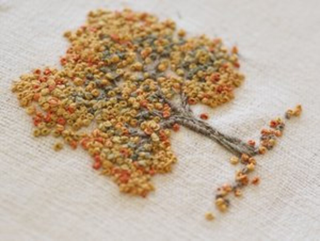 Autumn Tree Embroidery Kit - Etsy