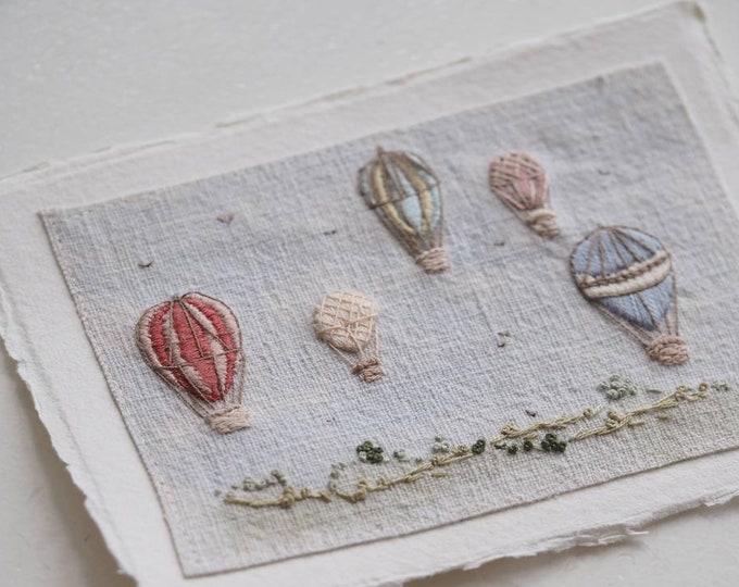 Vintage Balloon Festival - an Embroidery Kit From the Stitchery ...
