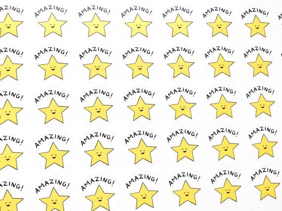 Printable Star Stickers