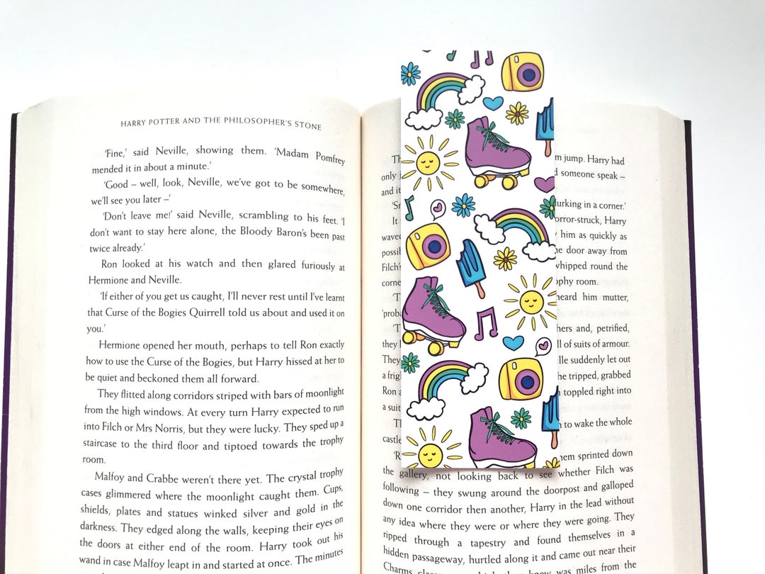 Skater Girl Bookmark Summer 100% Recycled Card Stationery Kawaii Cute ...