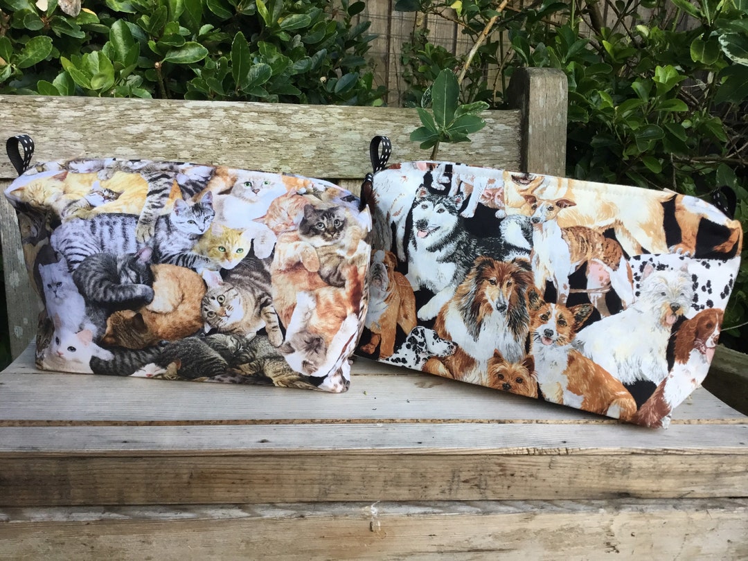 Handmade Dog / Cat Wash Bag Cosmetic Bag - Etsy UK