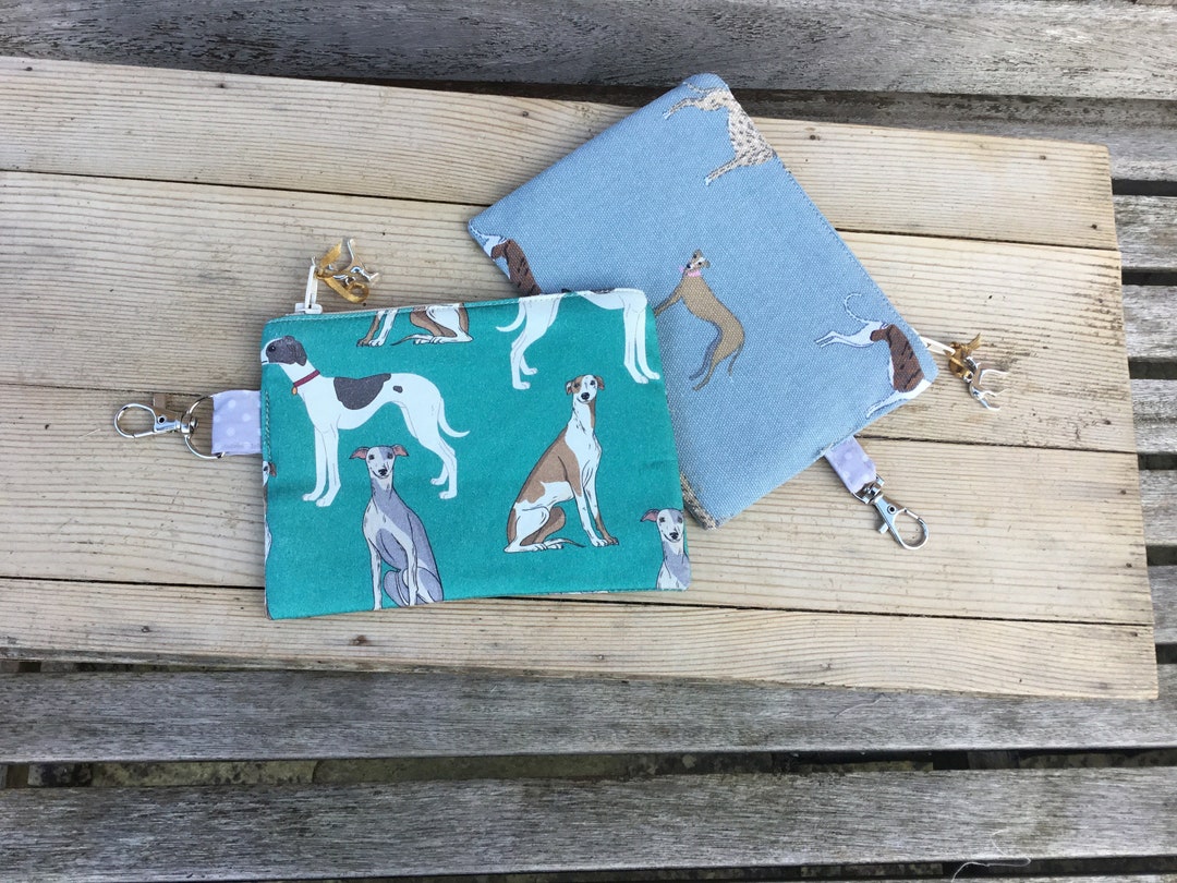 Greyhound Whippet Zip Coin Purse - Etsy