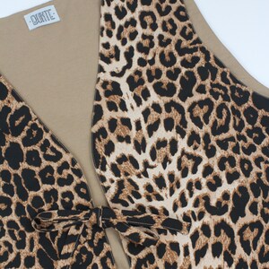 Leopard Vest, Women Vest, Leopard Waistcoat, Handmade Vest,leopard - Etsy
