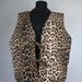 Leopard Vest, Women Vest, Leopard Waistcoat, Handmade Vest,leopard - Etsy