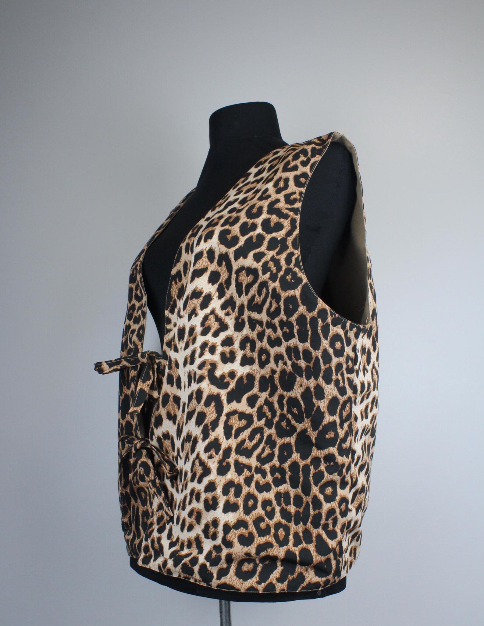 Leopard Vest, Women Vest, Leopard Waistcoat, Handmade Vest,leopard - Etsy