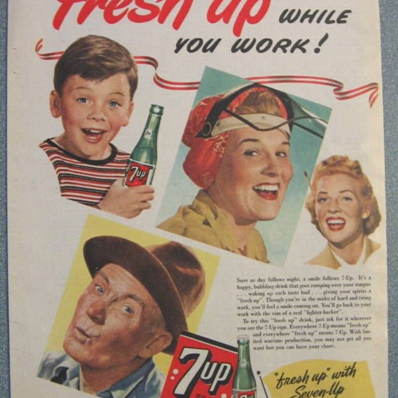 7up Advertisement - Etsy