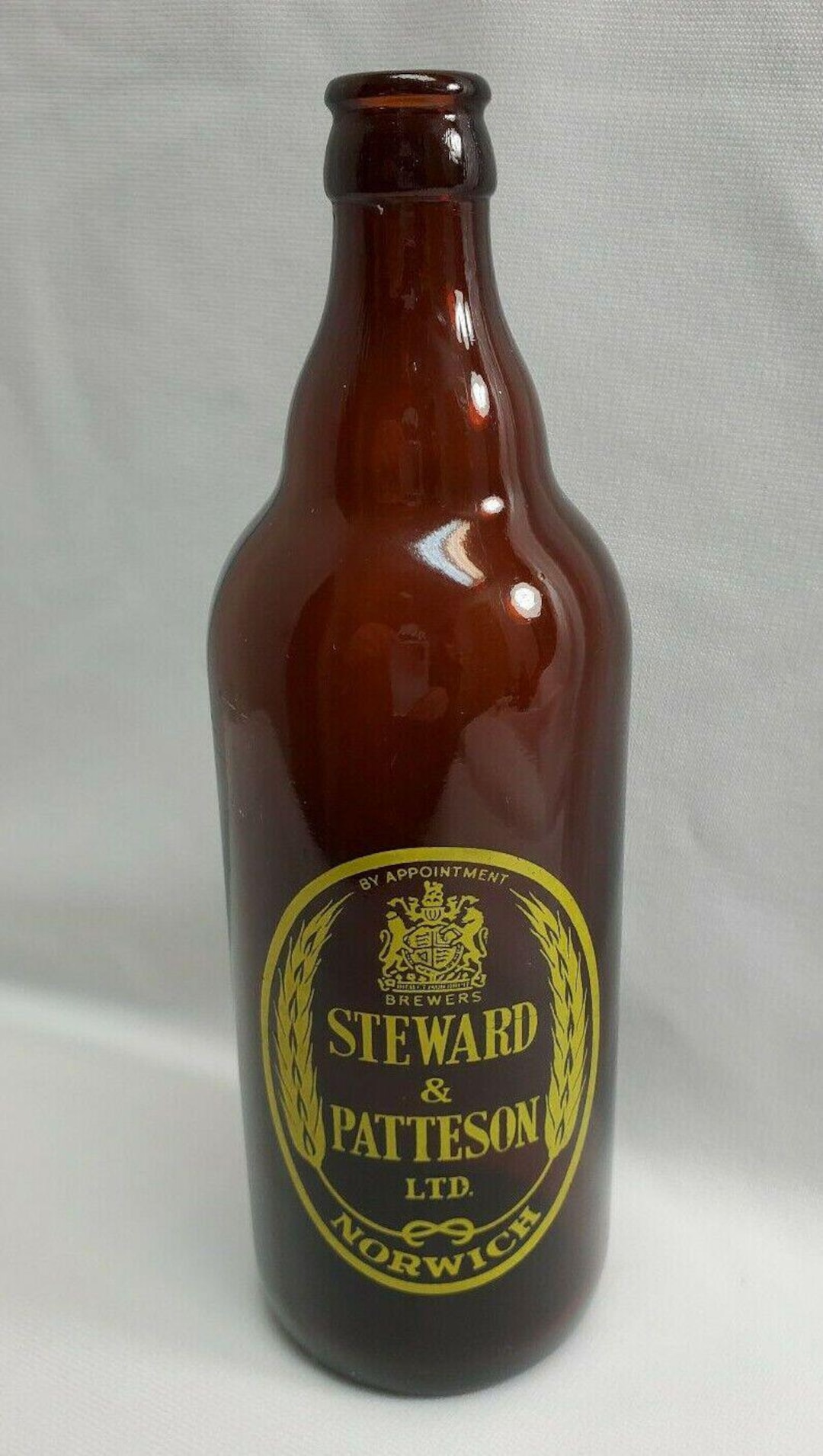 Steward & Patteson Ltd Brown Glass Beer Ale Bottle Norwich Vintage - Etsy