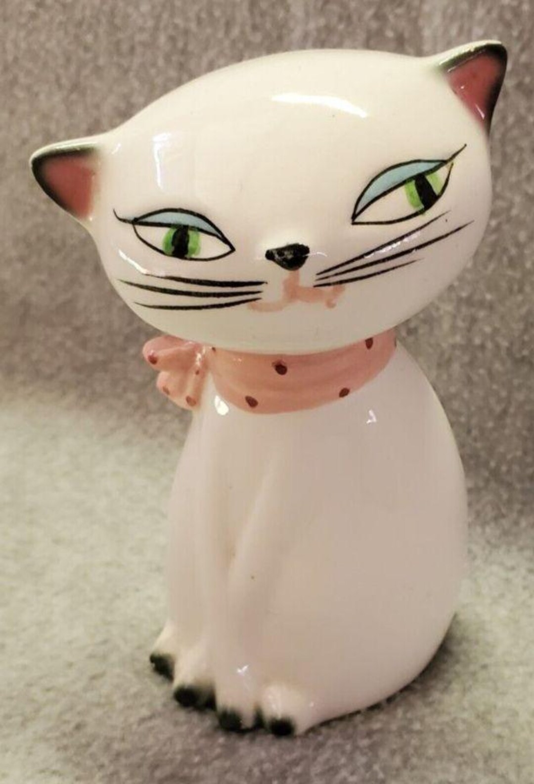Vintage Holt Howard Cat Salt Shaker Cozy Kitten Siamese 1958 Kitsch MCM ...
