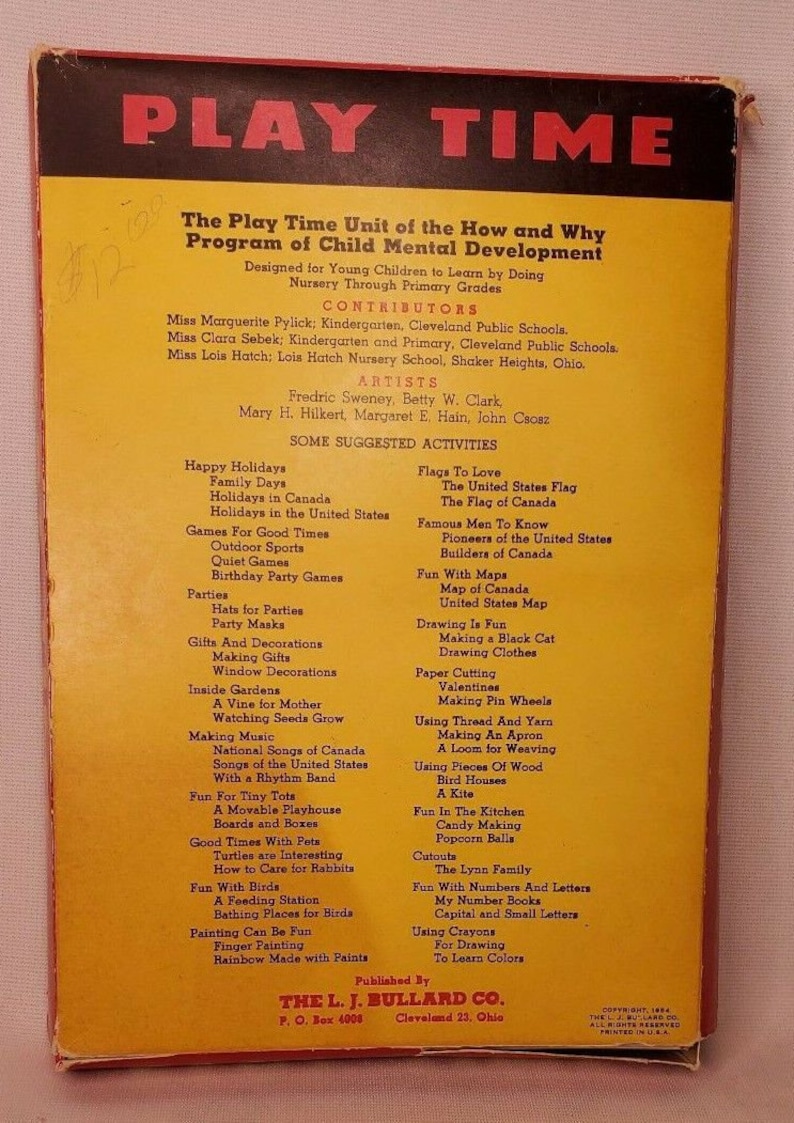 1954 Play Time How & Why Program Child Development 55 Booklets ...