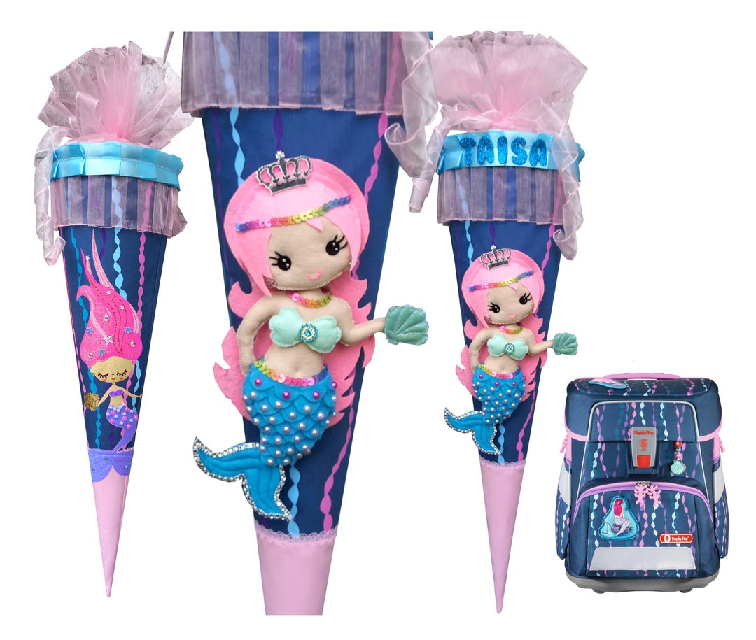 School Bag Match the Mermaid Bella Step by Step Satchel, for Girls ...