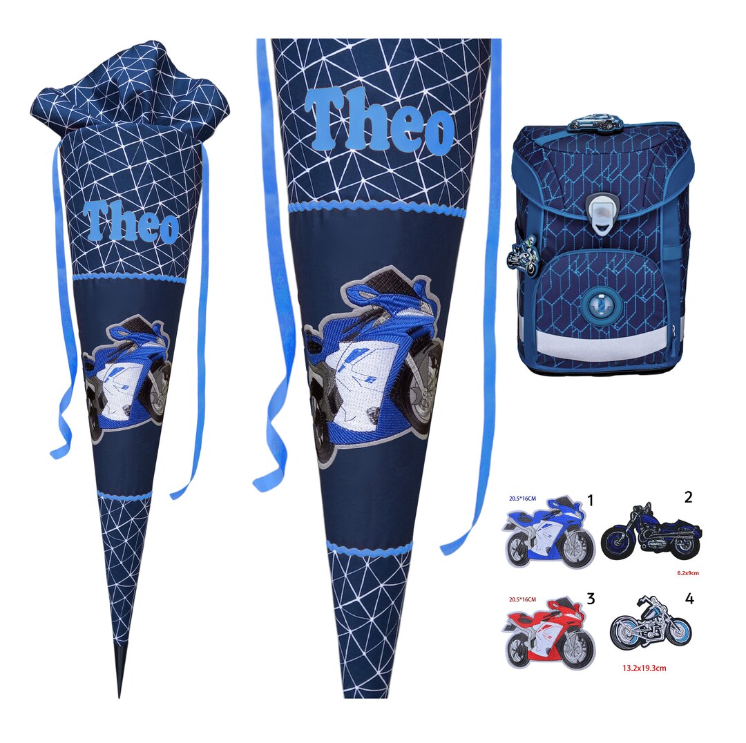 Motorcycle School Cone Matching the Blue Speed Derdiedas, for Boys ...