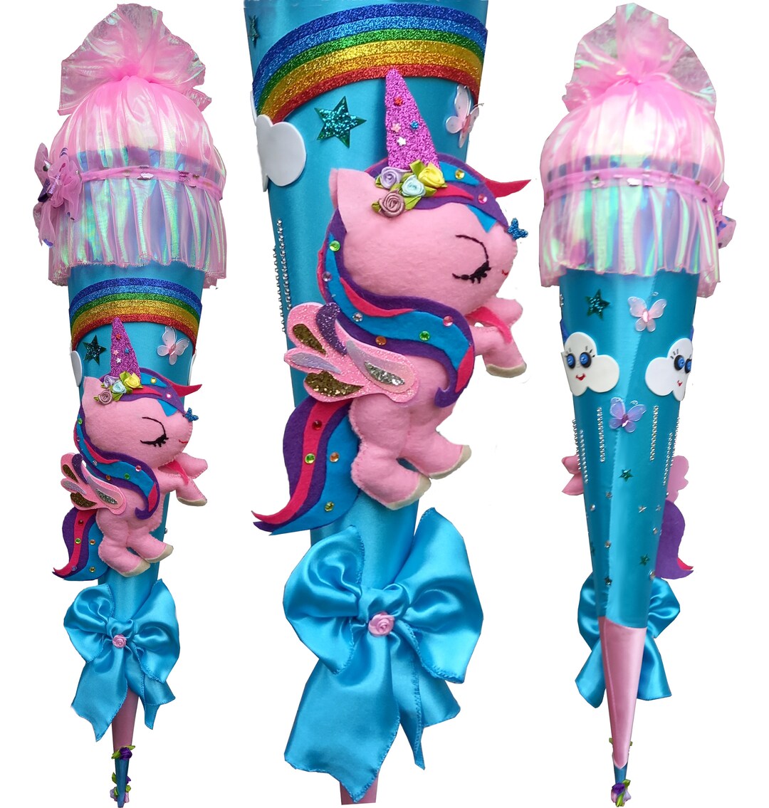 Immediately Available.school Bag Baby Unicorn/pegasus/sewn Candy Box ...