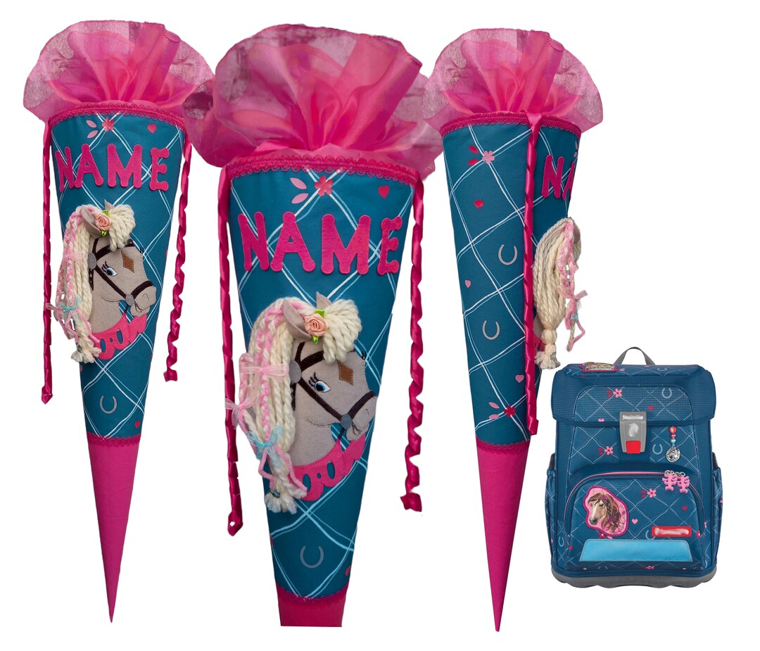 School Cone Horse Matching the Horse Lima Step by Step, for Girls ...