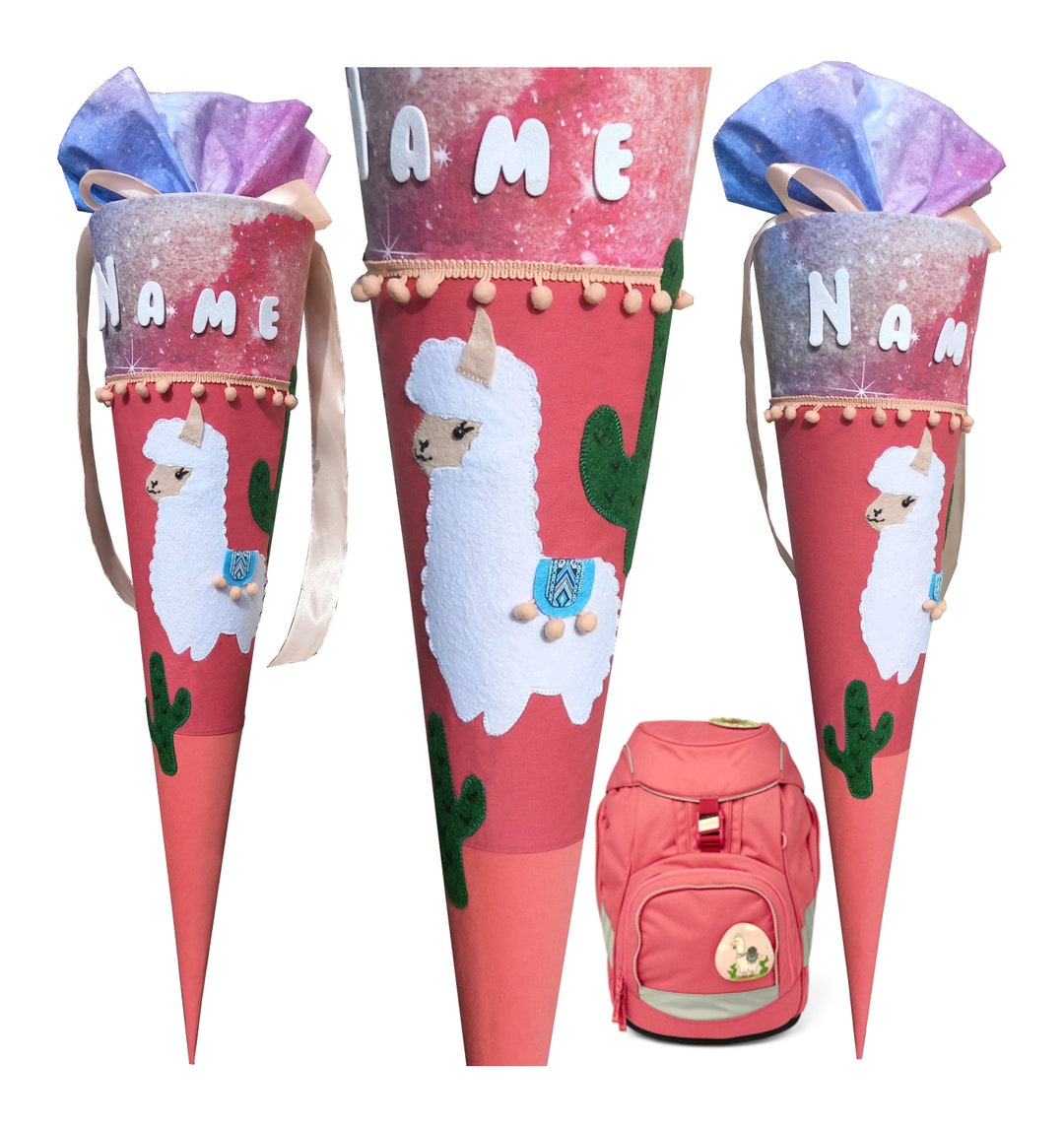 School Bag Lama Match Ergobag Lamas in Bearjamas, Custom, for Girls ...