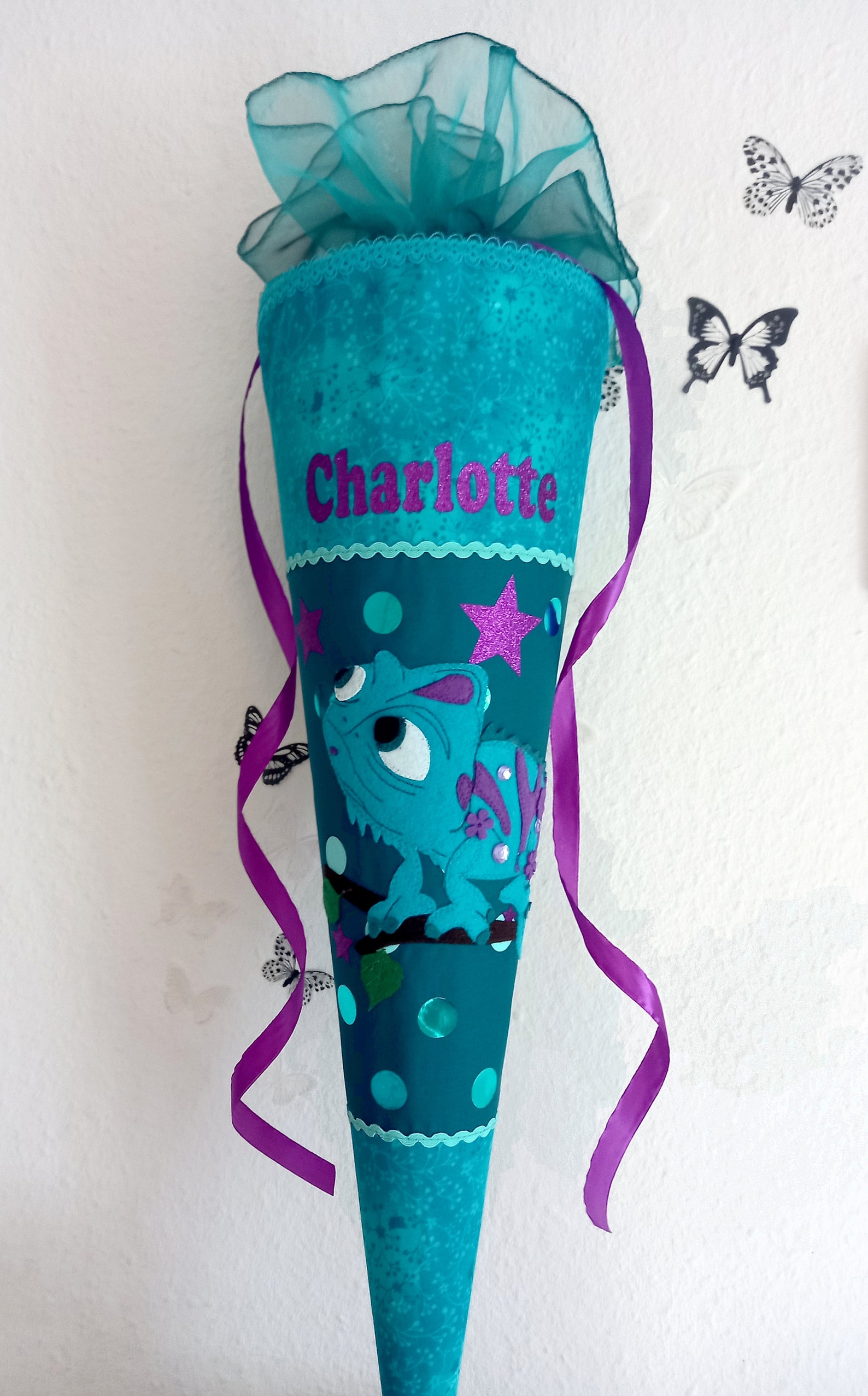 School Cone Match the Tropical Chameleon Step by Step, Custom, Name ...