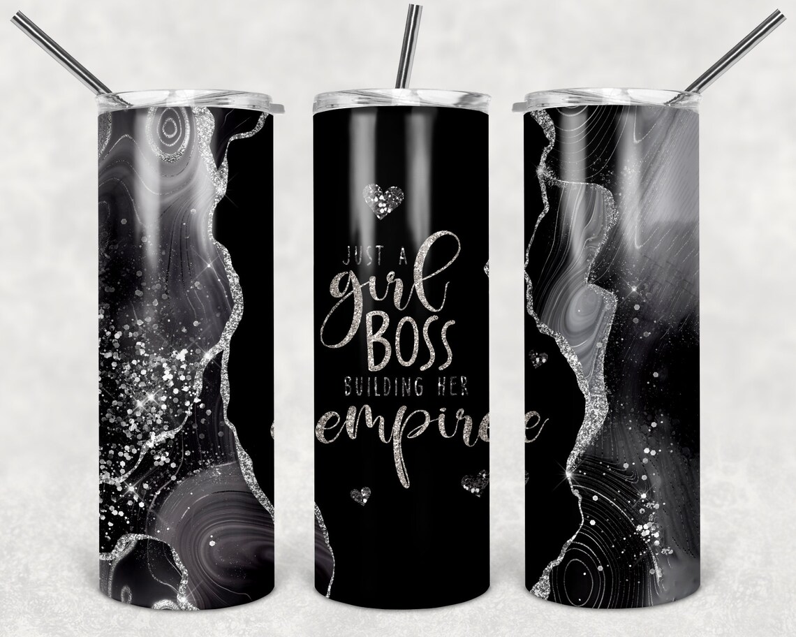 Just a Girl Boss Building Her Empire Skinny Tumbler 20oz Wrap - Etsy