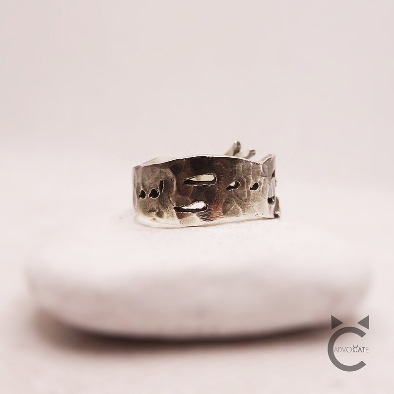 Rabbit Ring, Running Rabbit Ring, Silver Rabbit Ring, Running Hare ...