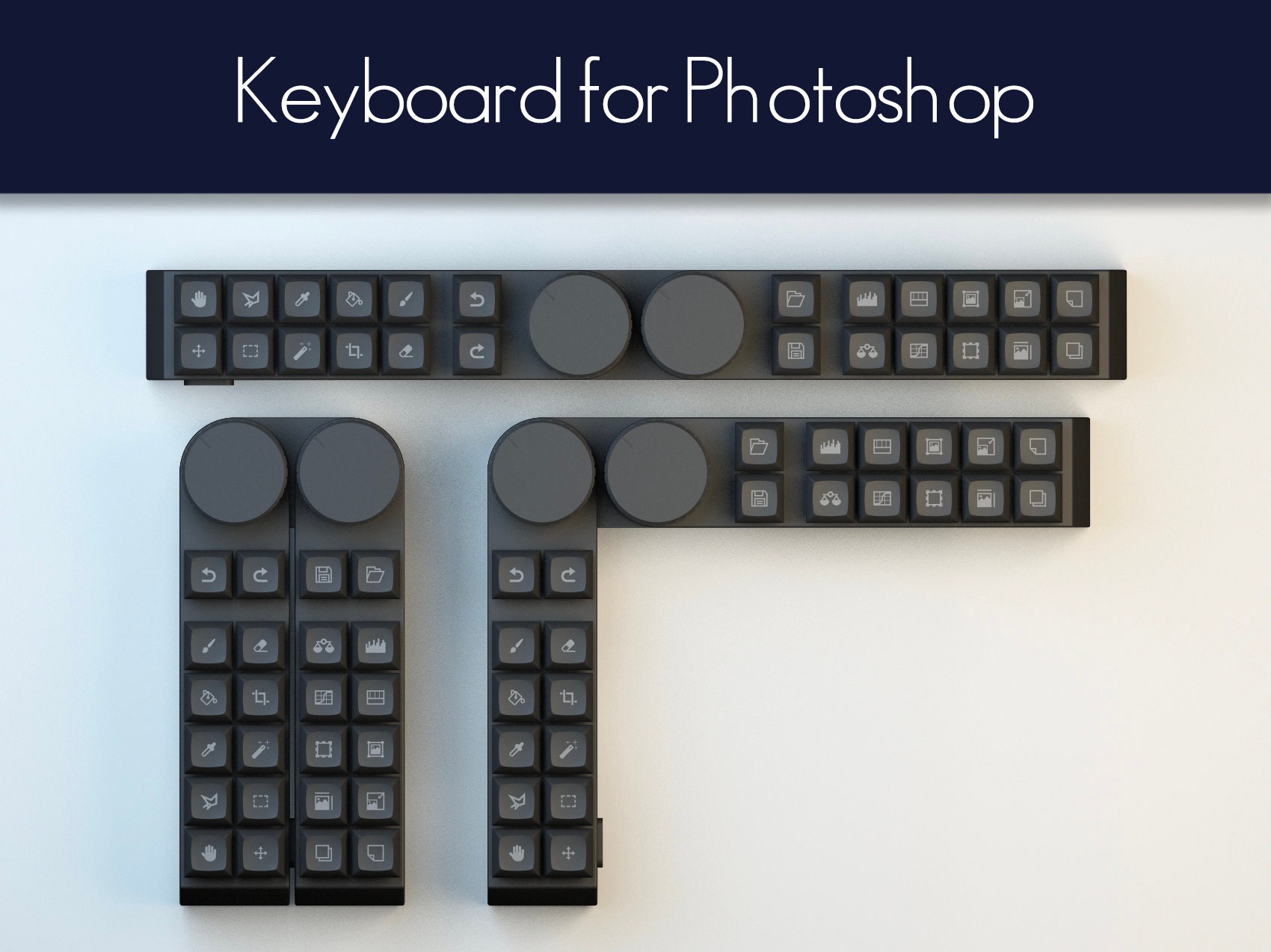 Folding Keyboard Keypad Diy For Photoshop Etsy