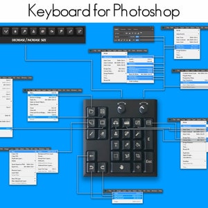 Small Keyboard Keypad Controller DIY for Photoshop - Etsy