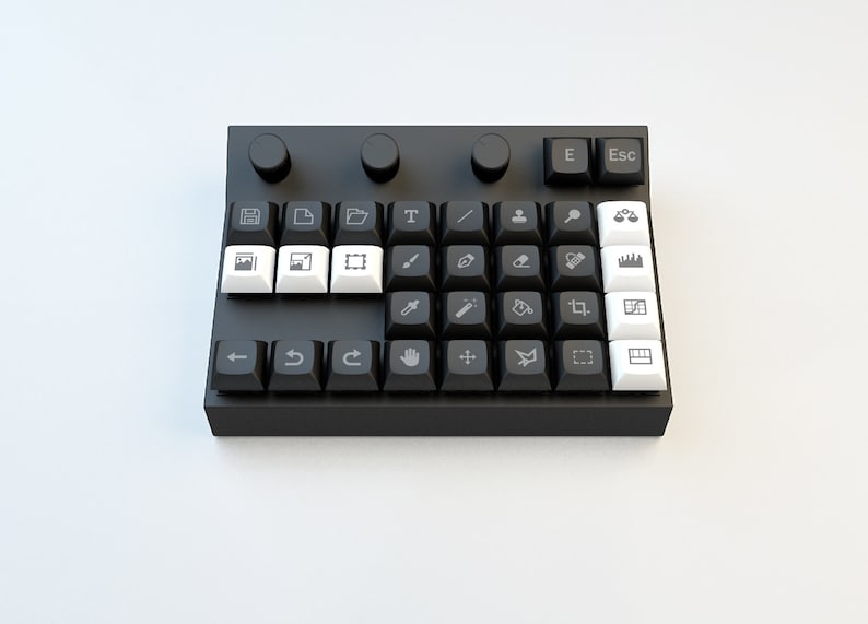 Small Keyboard Keypad Controller DIY for Photoshop - Etsy