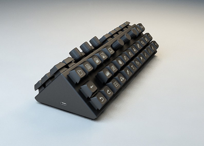 Mechanical Keyboard for Photoshop and Clip Studio Paint - Etsy