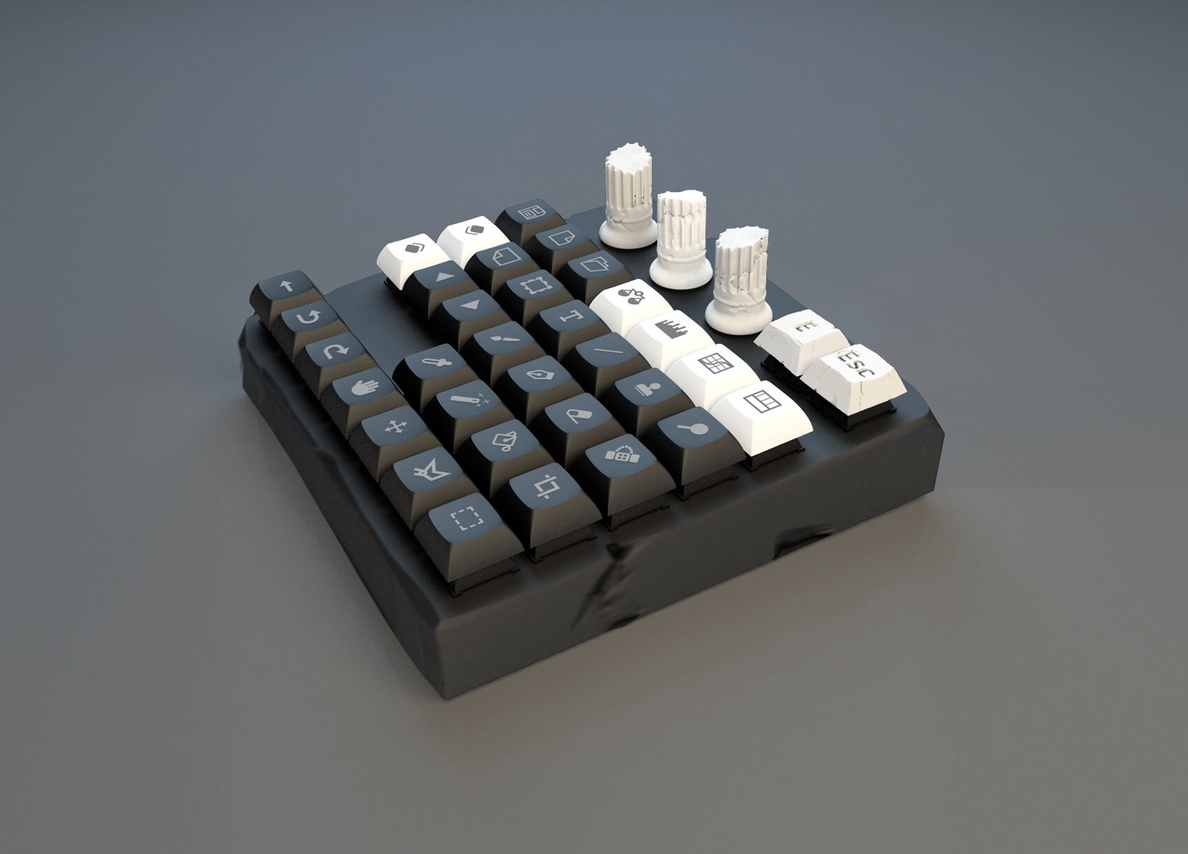 Antique Style Keyboard Keypad Shortcuts DIY for Photoshop - Etsy