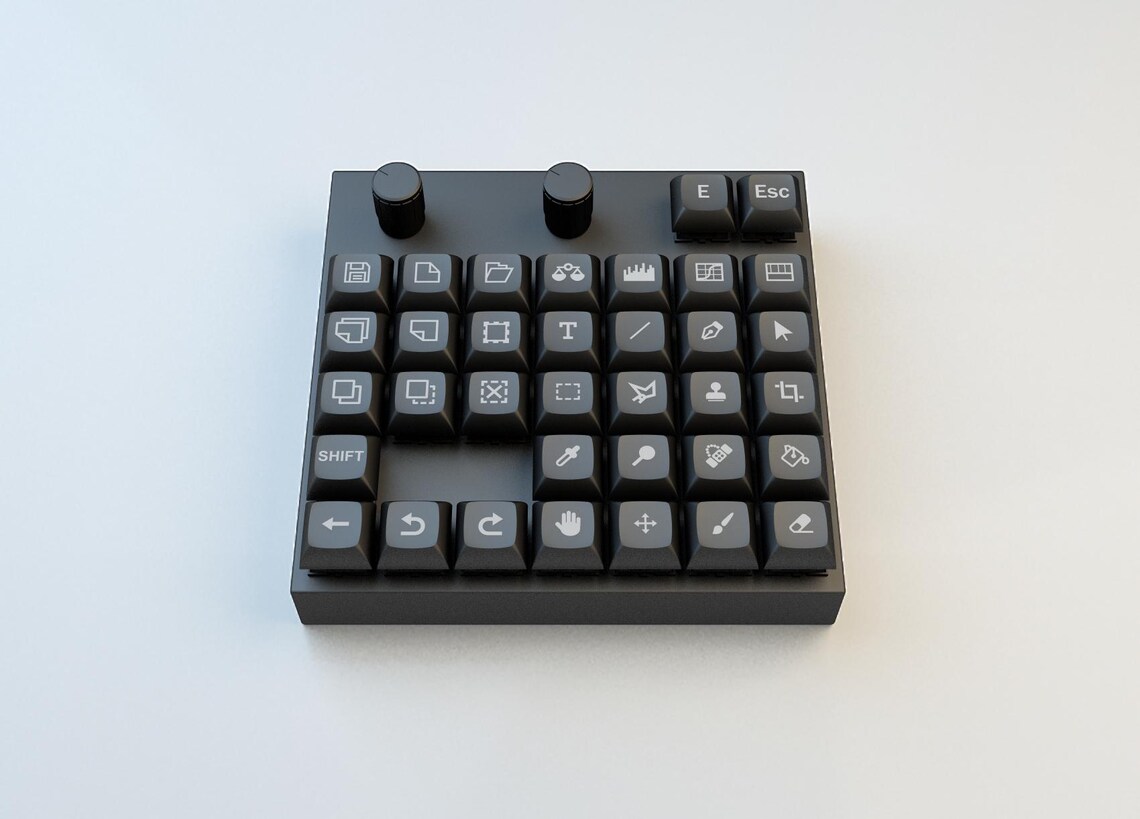 Mechanical Custom Keyboard Keypad Shift Shortcuts DIY for Photoshop - Etsy