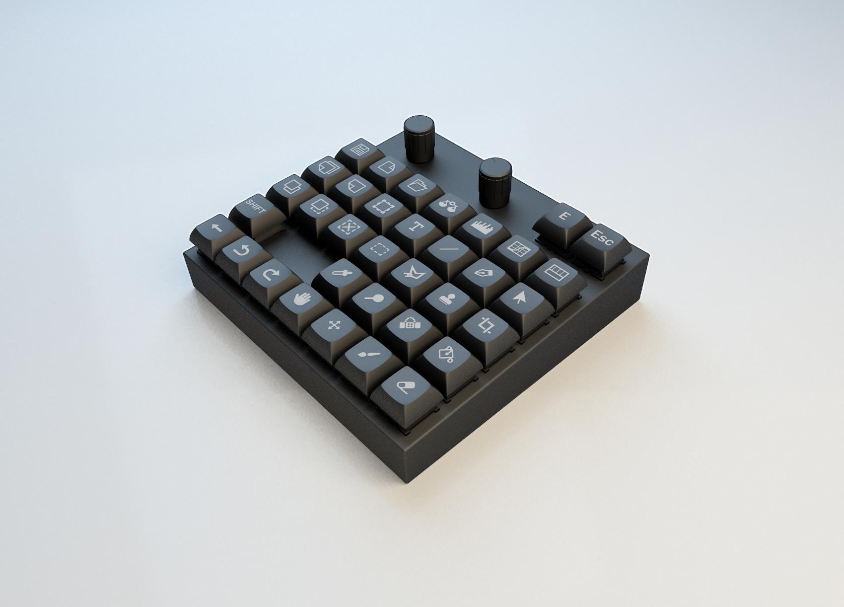 Mechanical Custom Keyboard Keypad Shift Shortcuts DIY for Photoshop - Etsy