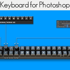 Mechanical Keyboard Keypad DIY for Photoshop With Arrow Keys - Etsy