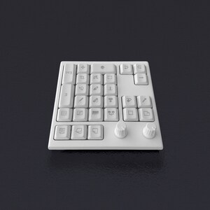 White Small Controller Keypad Keyboard for Photoshop - Etsy