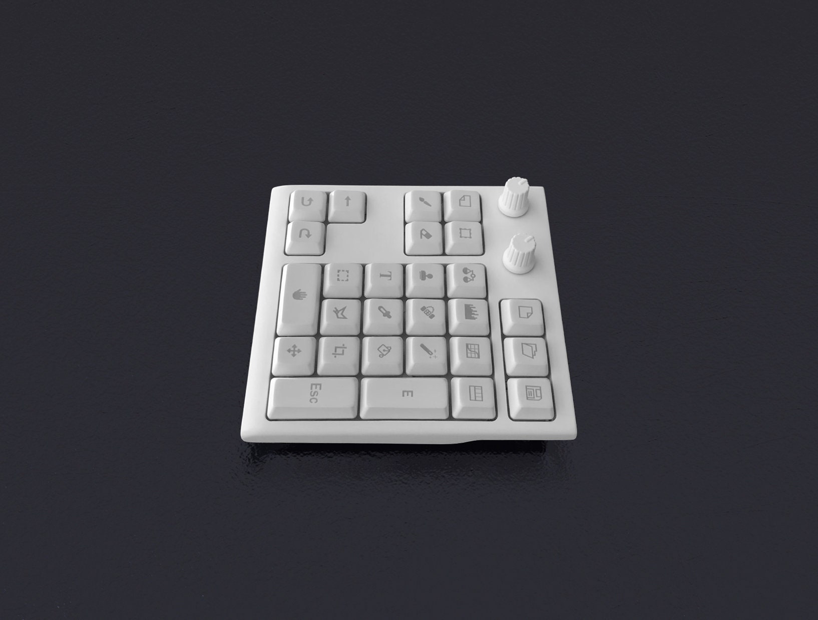 White Small Controller Keypad Keyboard for Photoshop - Etsy