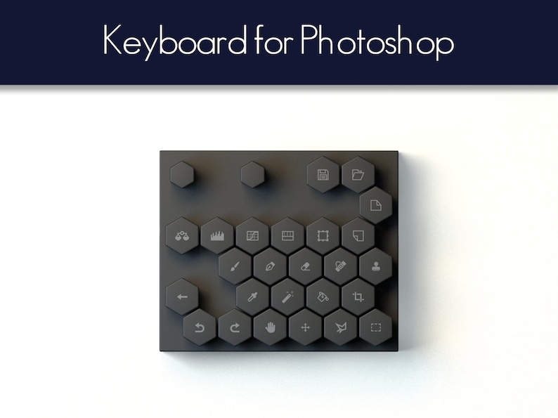 Creative Keyboard Honeycombs Keypad for Photoshop - Etsy