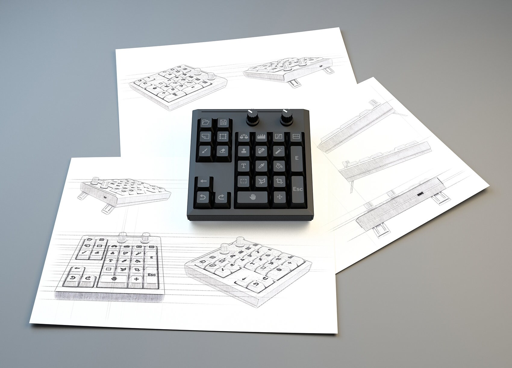 Small Keyboard Keypad Controller DIY for Photoshop - Etsy