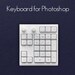 White Small Controller Keypad Keyboard for Photoshop - Etsy