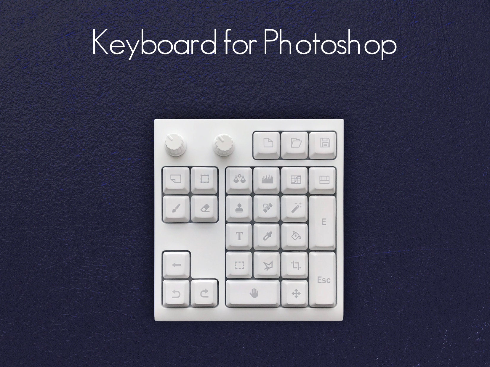 White Small Controller Keypad Keyboard for Photoshop - Etsy