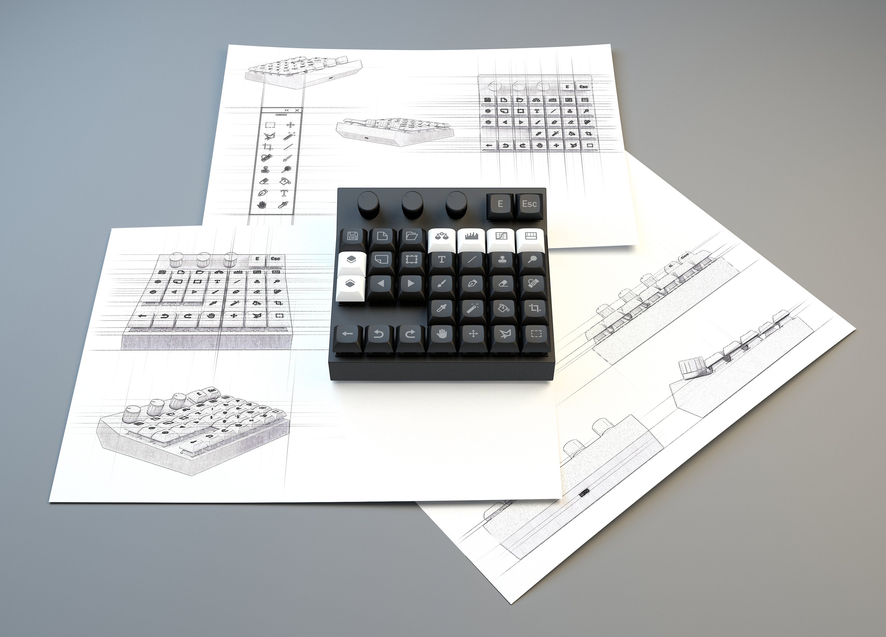 Custom Mechanical Keyboard for Photoshop Keyboard Knob Enter Keycap - Etsy