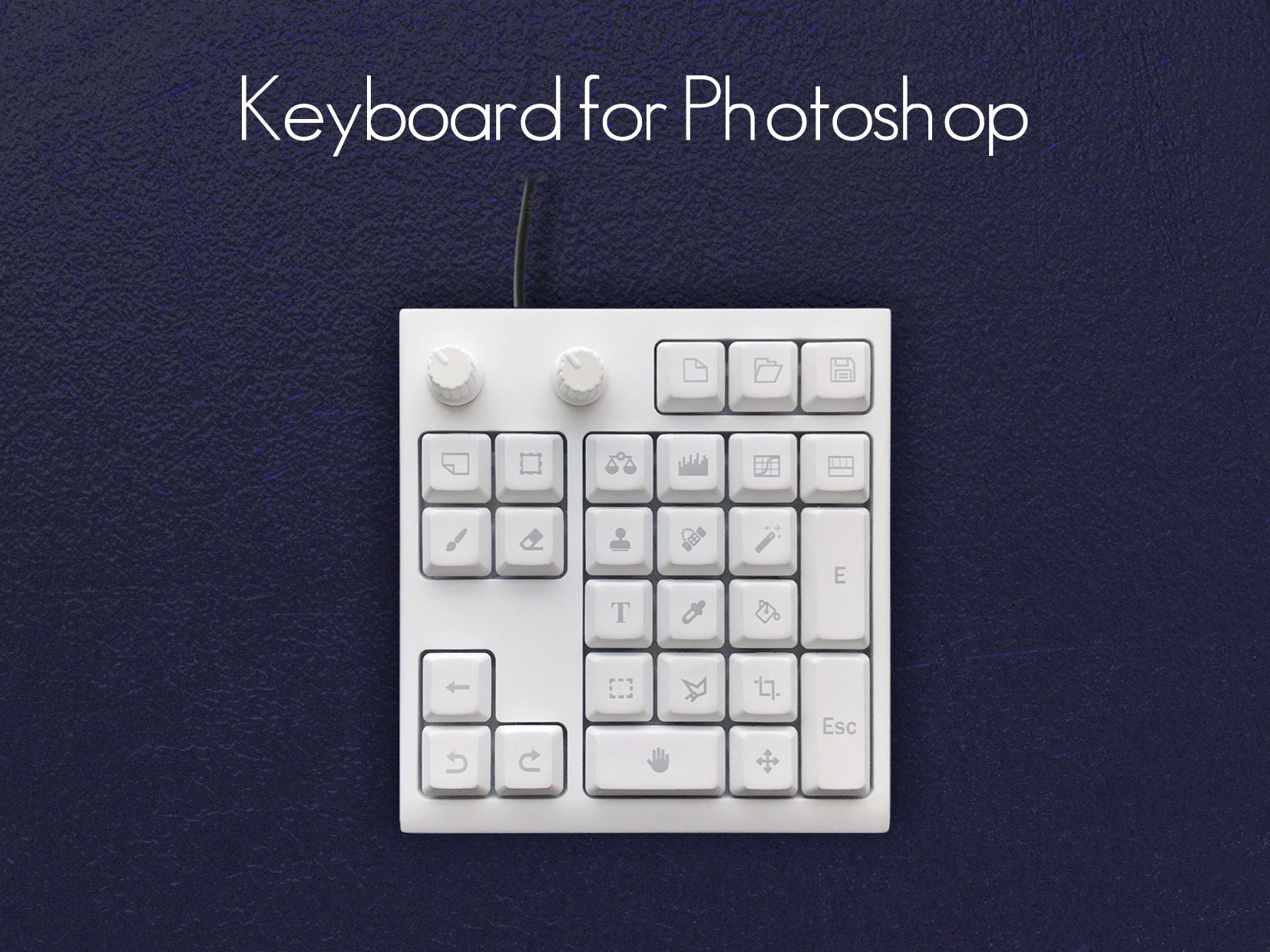 White Small Controller Keypad Keyboard for Photoshop - Etsy